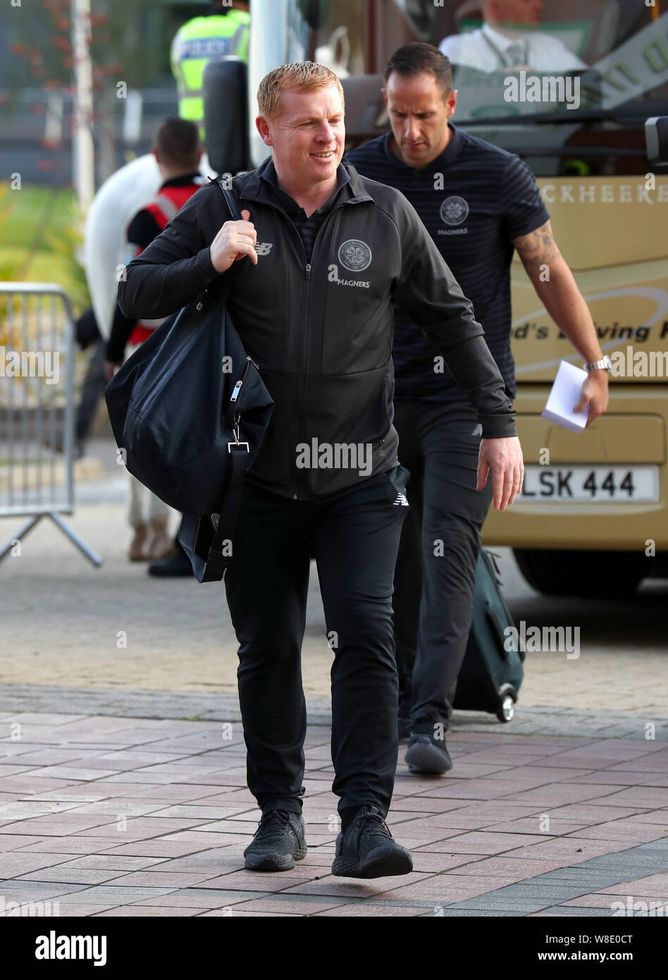Celtic manager neil lennon uefa champions league match celtic park hi ...