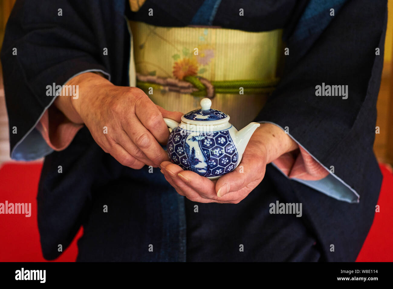 Japan, Honshu island, Kansai region, Kyoto, tea ceremony Stock Photo ...