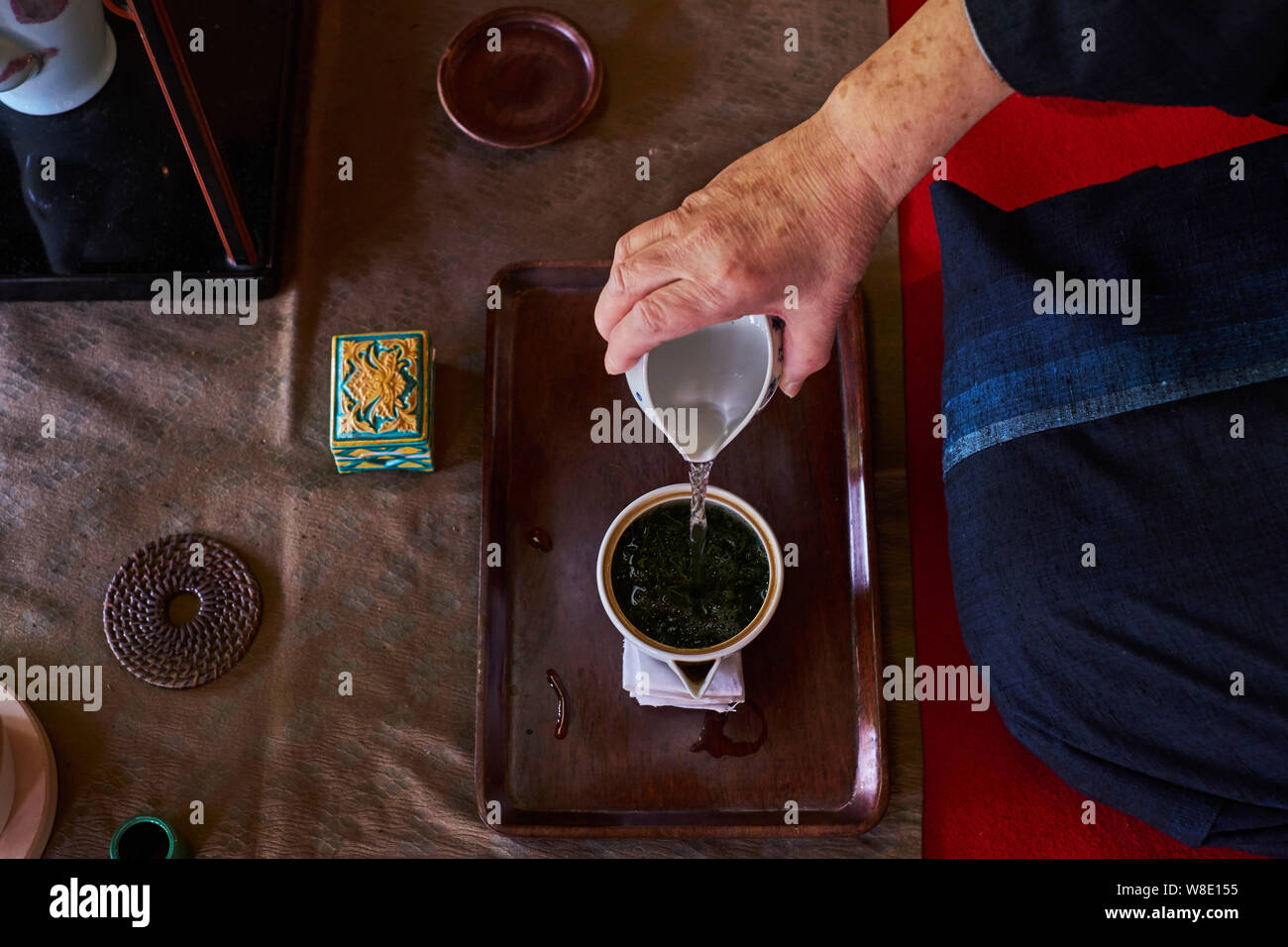 Japan, Honshu island, Kansai region, Kyoto, tea ceremony Stock Photo ...