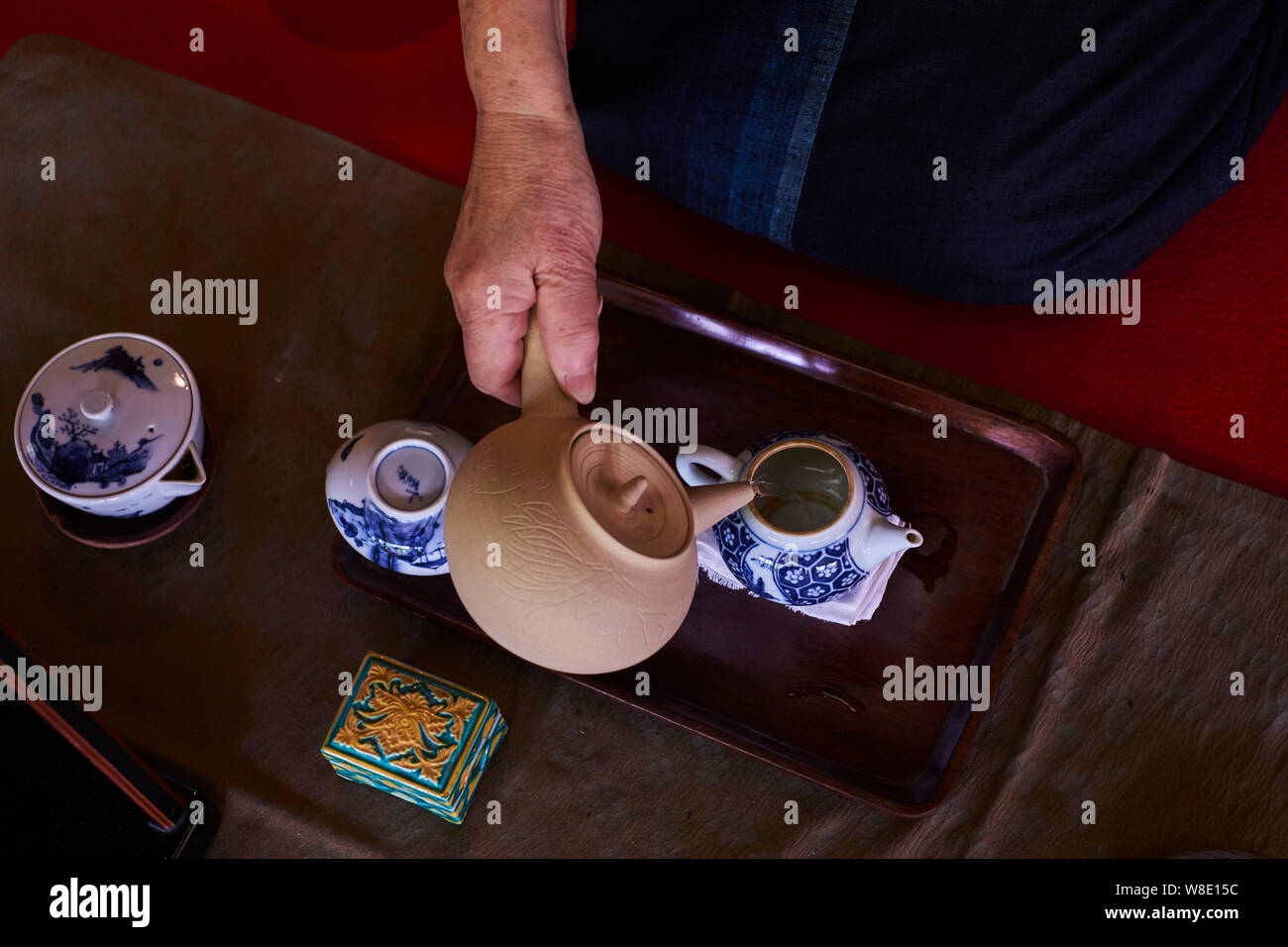 Japan, Honshu island, Kansai region, Kyoto, tea ceremony Stock Photo ...