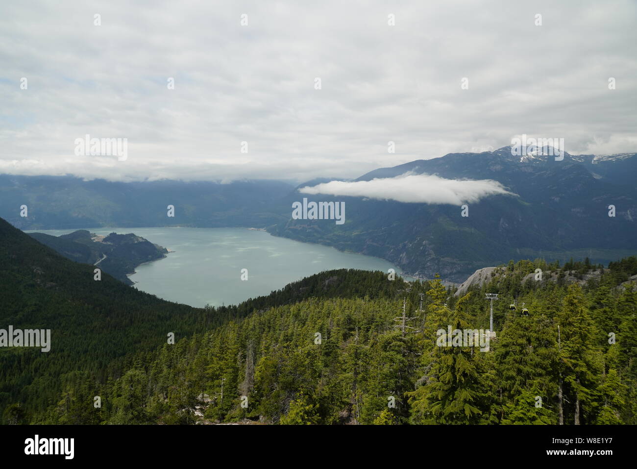 View over Howe Sound Stock Photo - Alamy