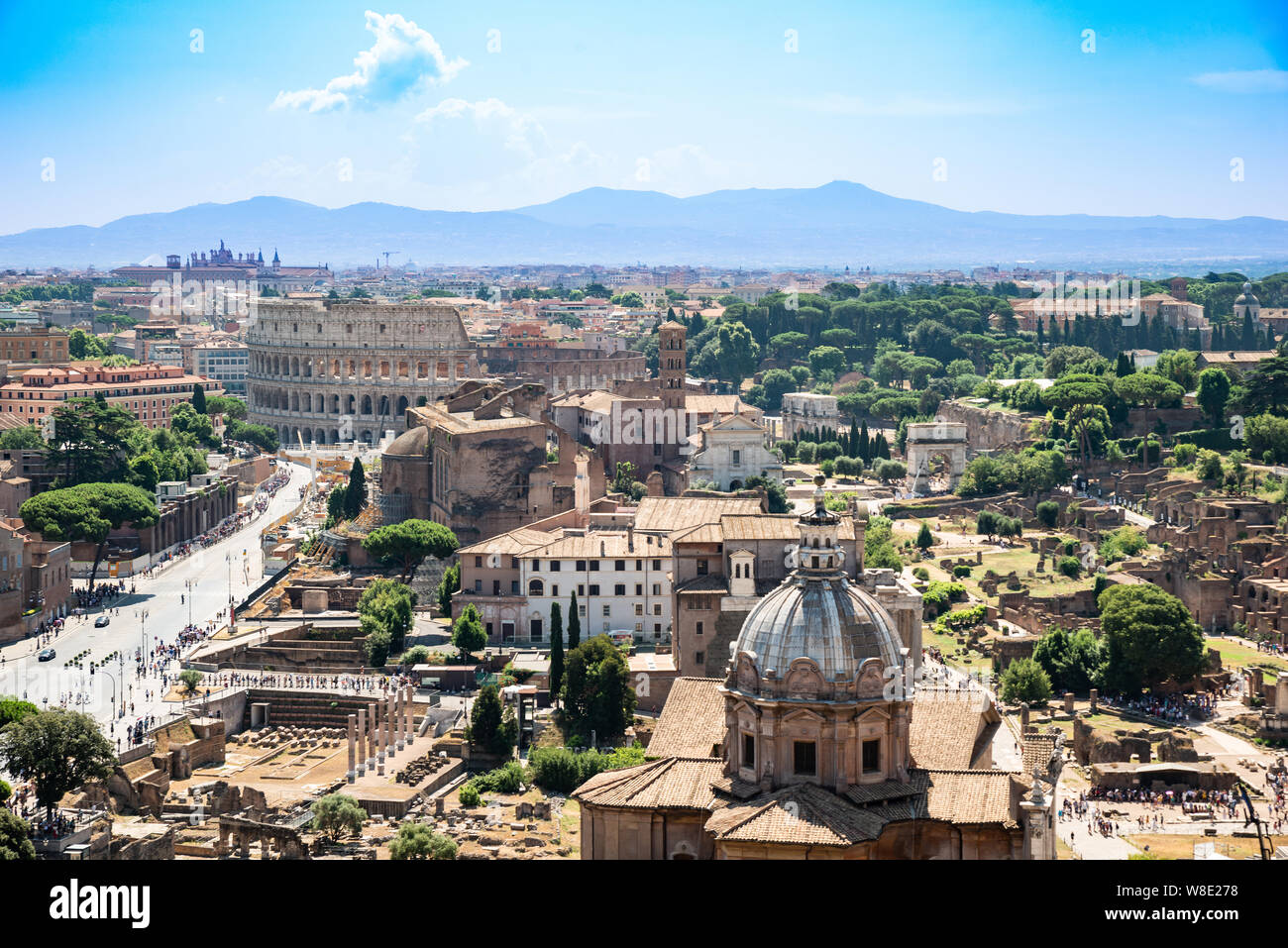 Colosseum aerial hi-res stock photography and images - Alamy