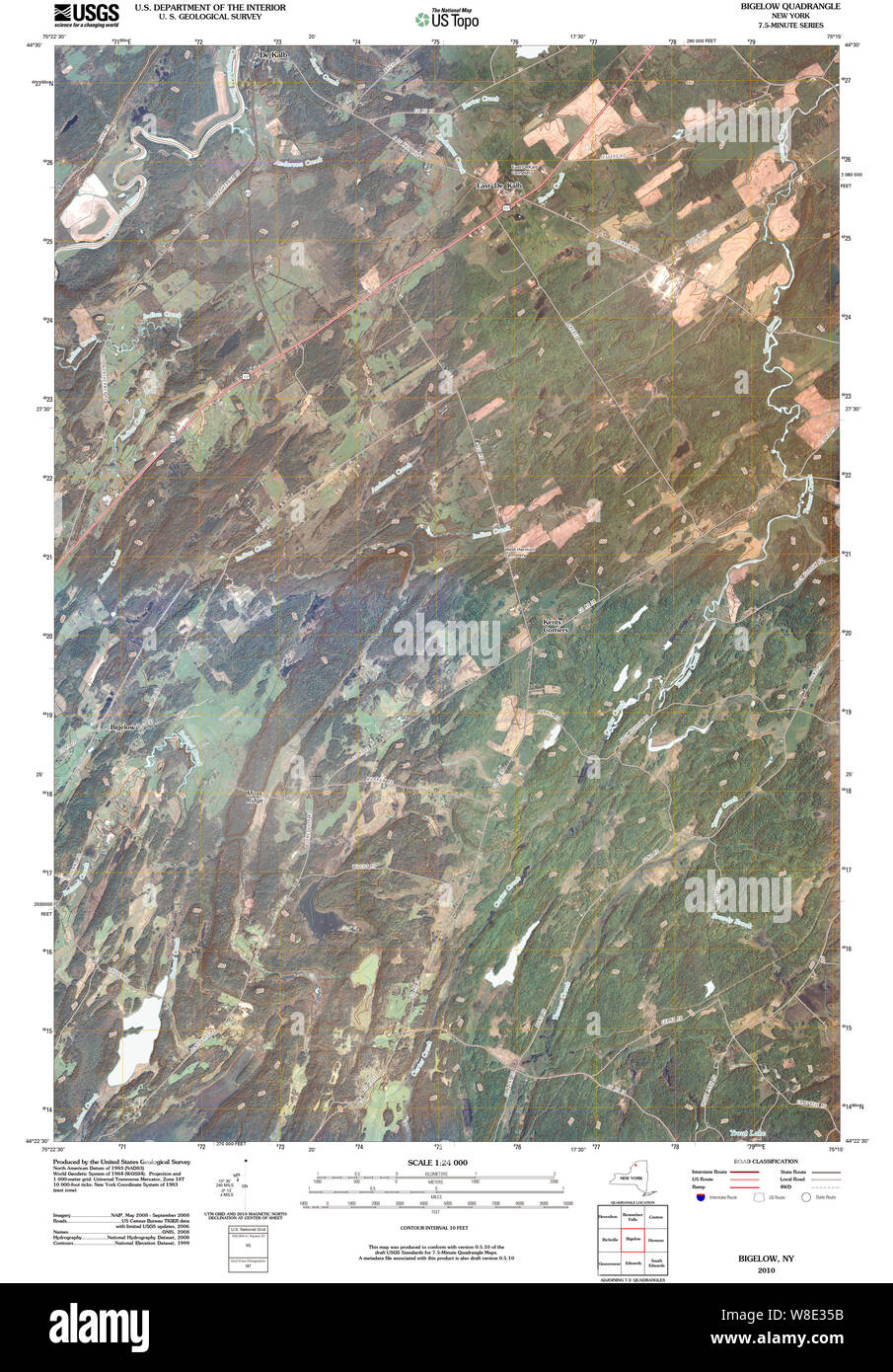 This image map depicts geographic features on the surface of the earth ...