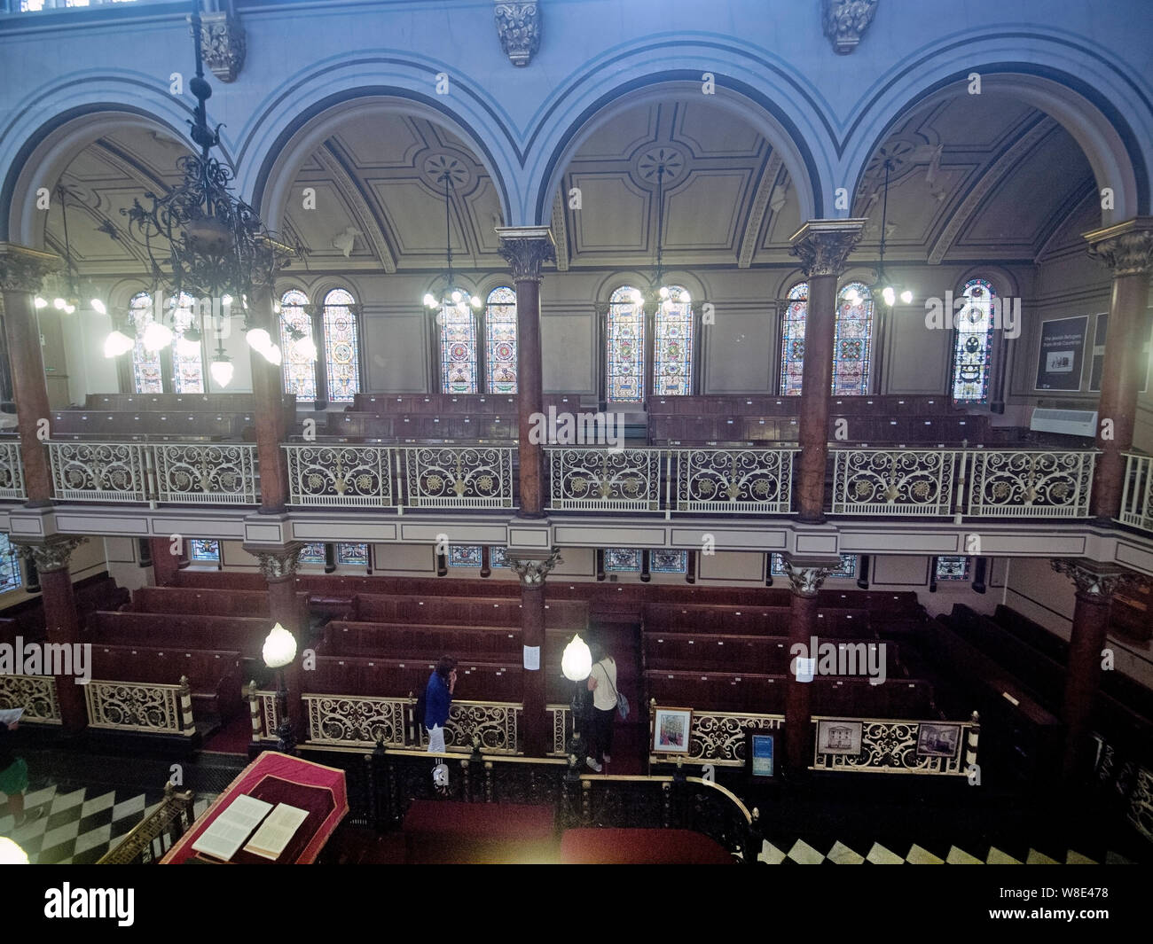The interior of Middle Street Synagogue, Brighton Stock Photo - Alamy