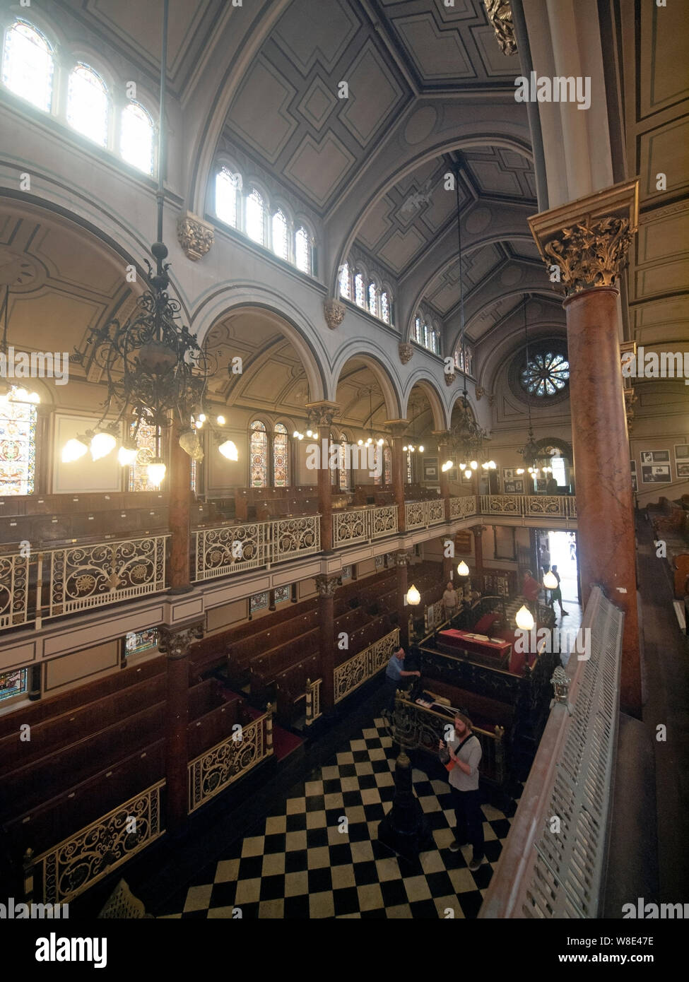 The interior of Middle Street Synagogue, Brighton Stock Photo - Alamy