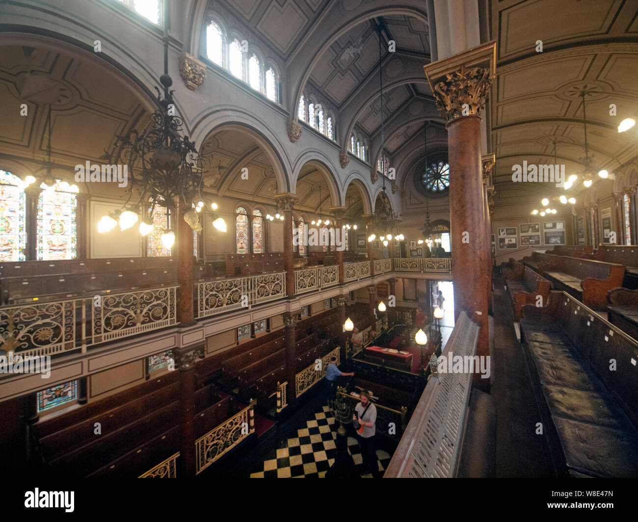 The interior of Middle Street Synagogue, Brighton Stock Photo - Alamy
