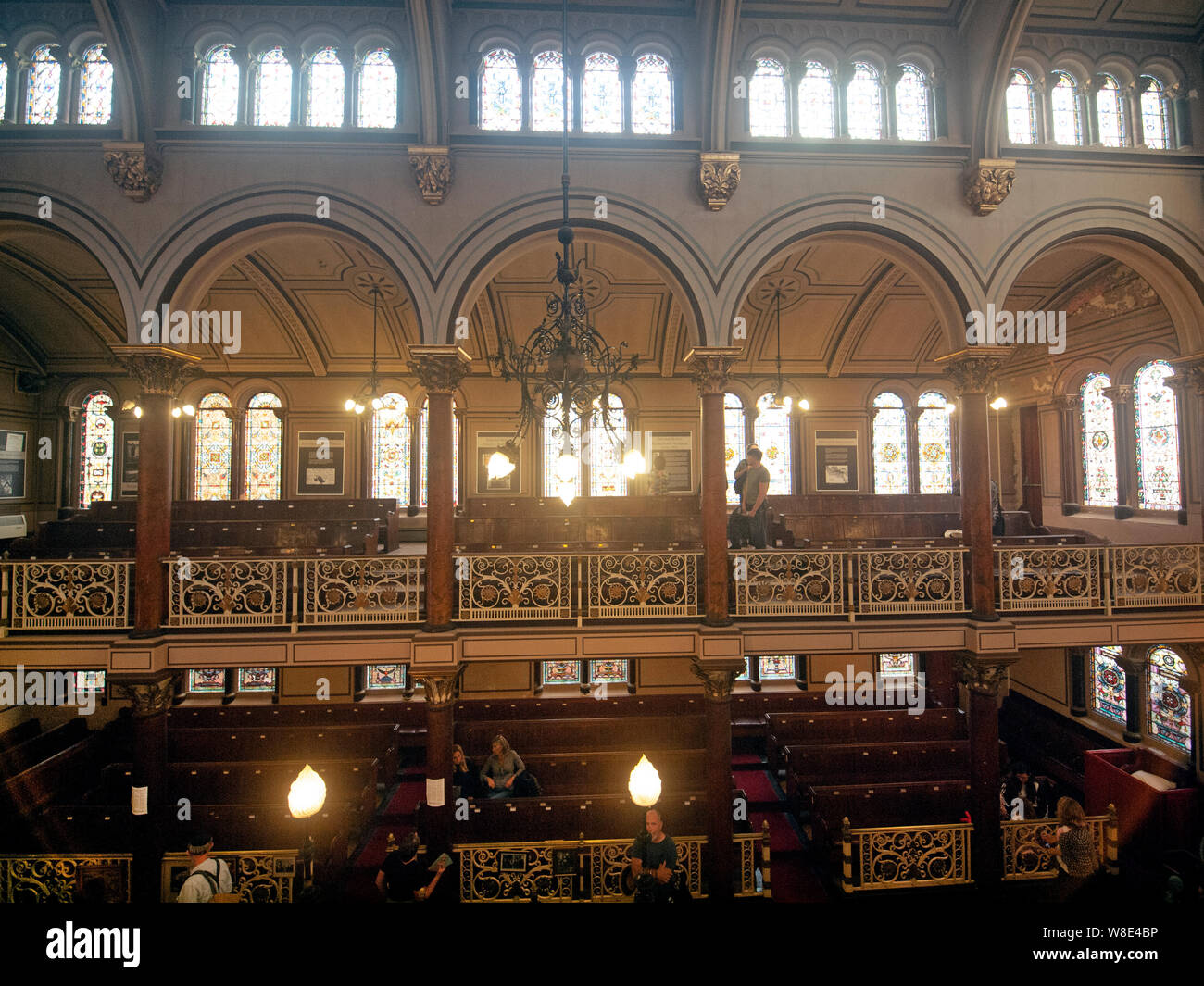 The interior of Middle Street Synagogue, Brighton Stock Photo - Alamy