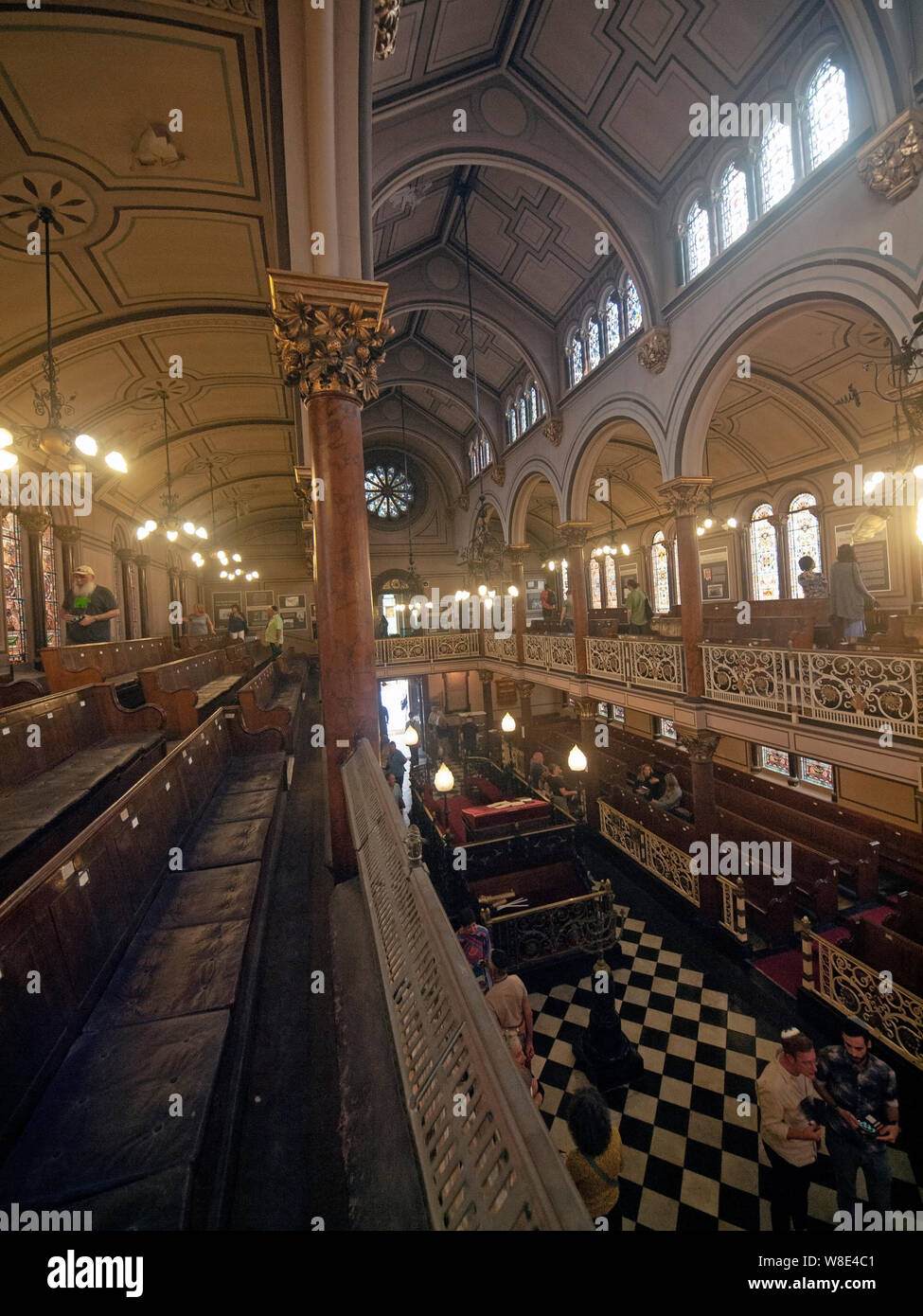 The interior of Middle Street Synagogue, Brighton Stock Photo - Alamy