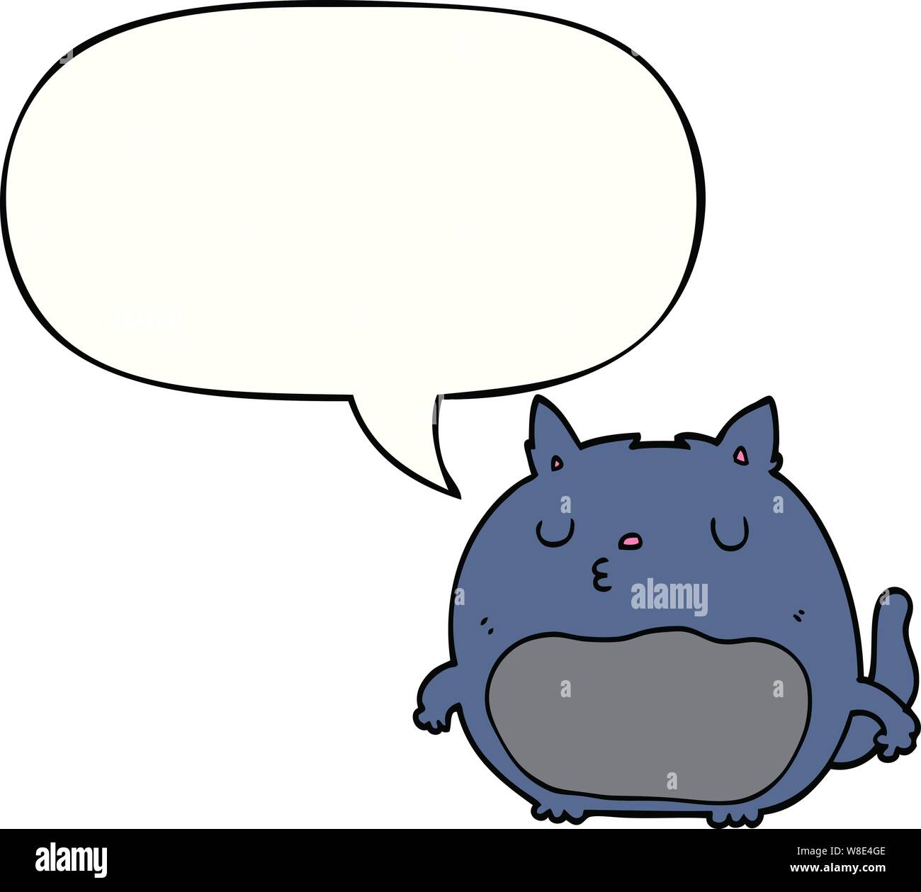 Cartoon animals cat speech Stock Vector Images - Alamy