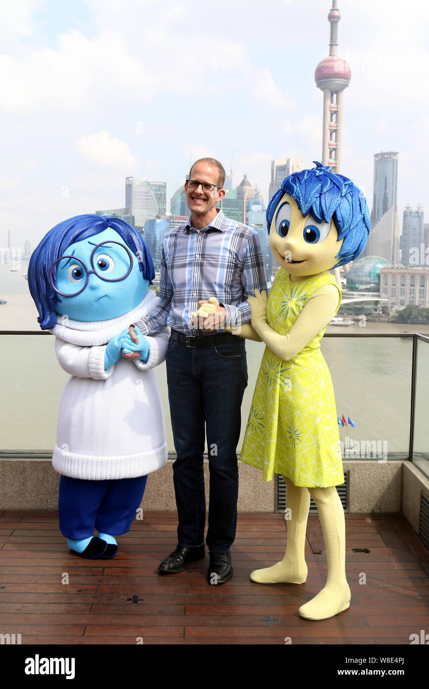 American director Peter Docter poses during a press conference for his ...
