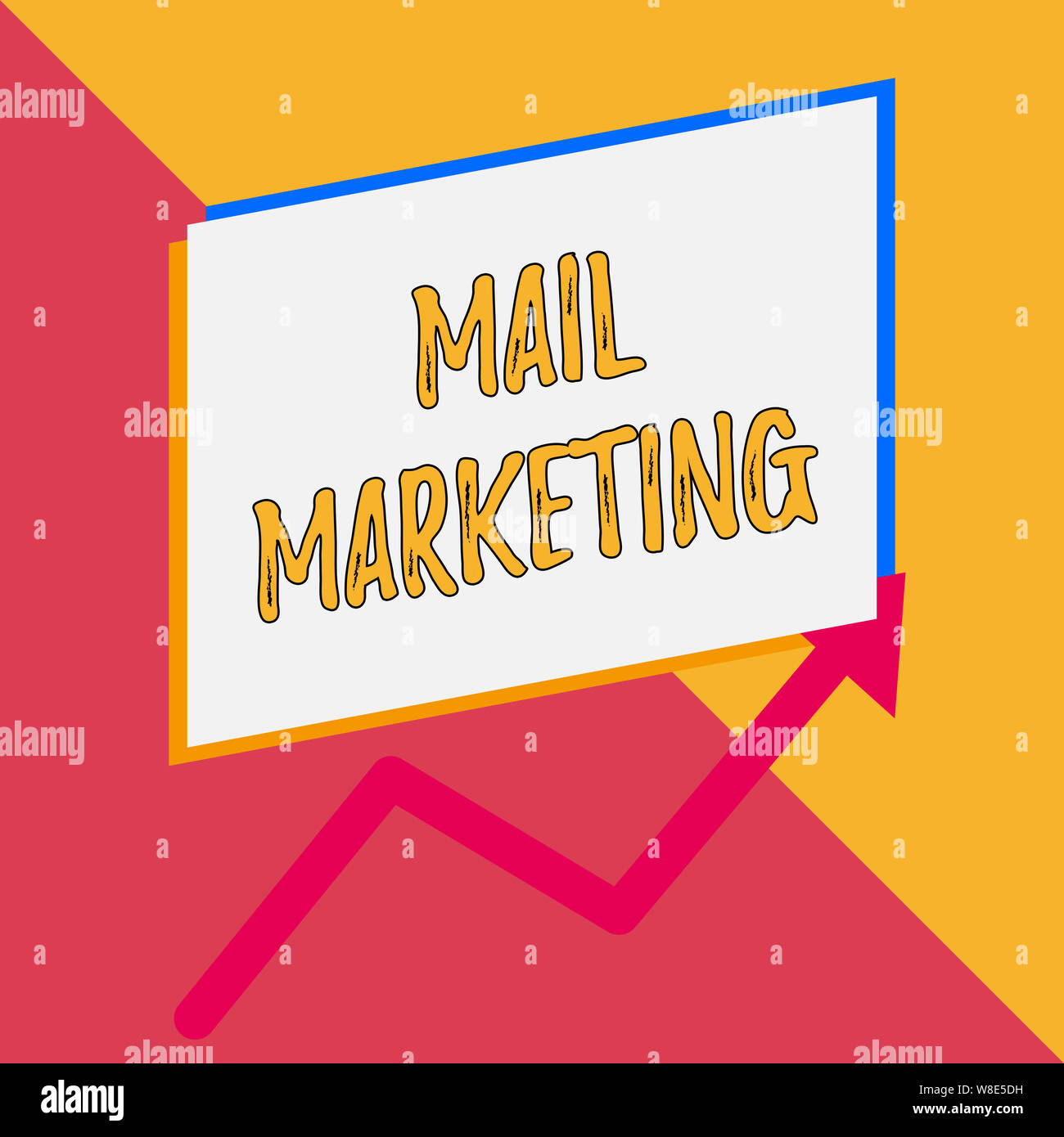 Conceptual Hand Writing Showing Mail Marketing Concept Meaning Act Of