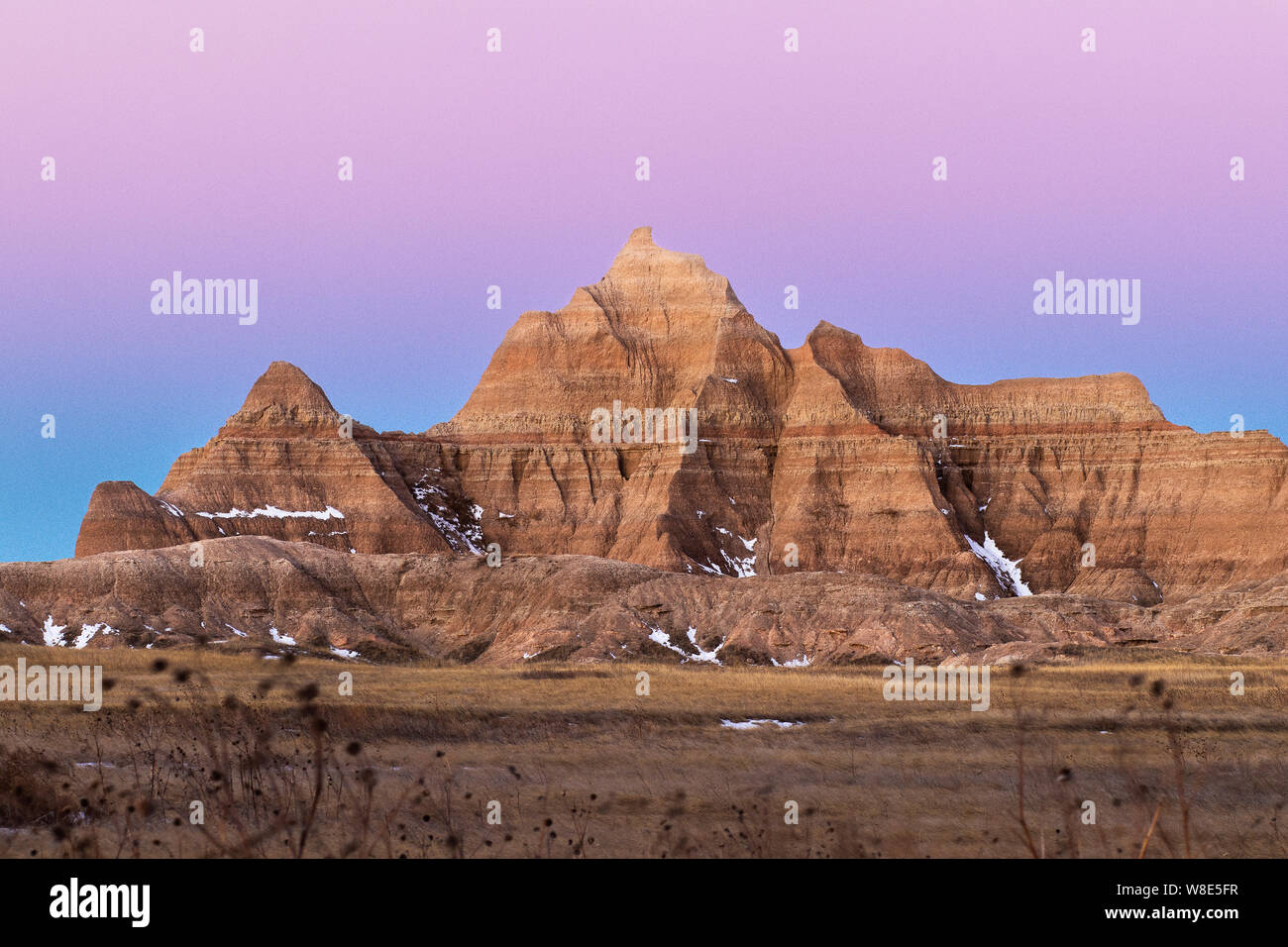 Badlands National Park is in South Dakota. Its dramatic landscapes span ...