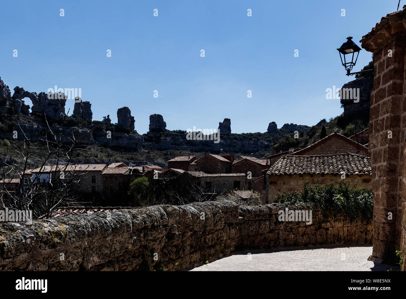ancient town in the north of spain Stock Photo - Alamy