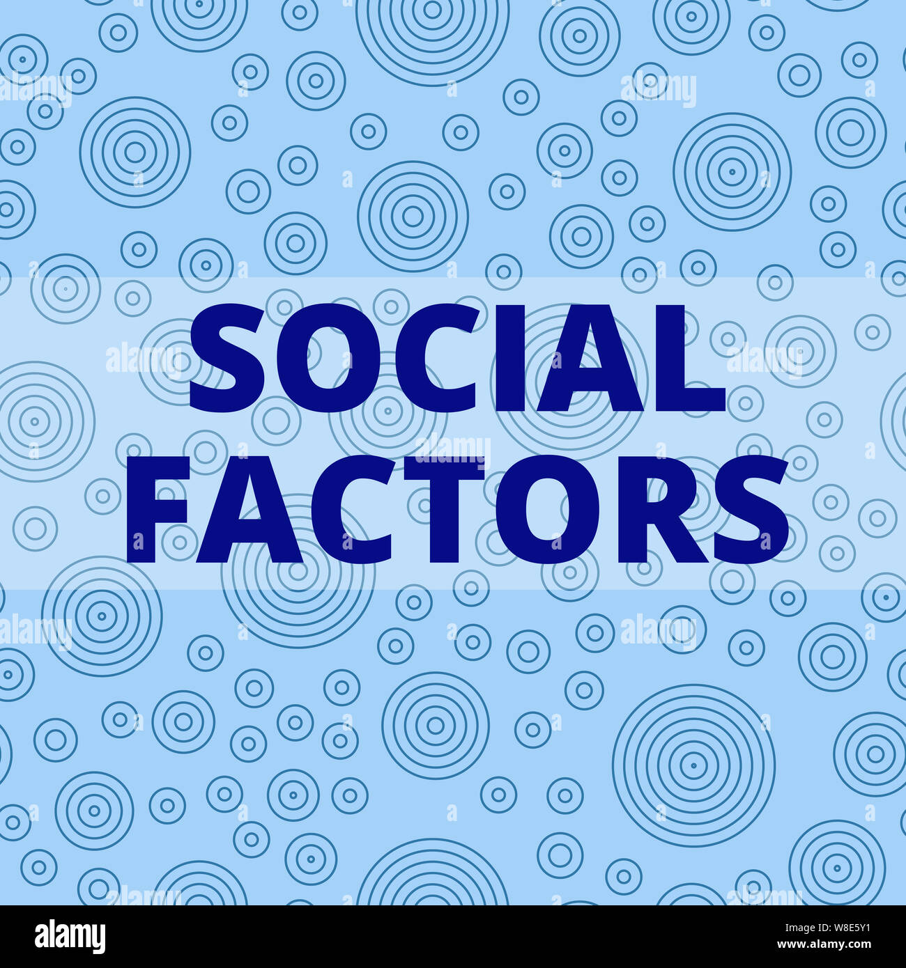Writing note showing Social Factors. Business concept for Things that ...