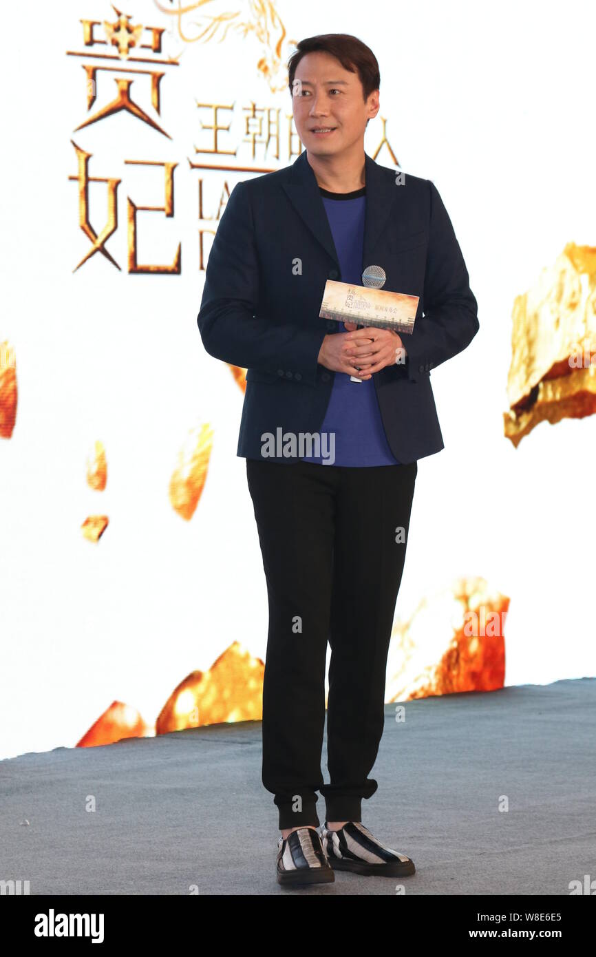 Hong Kong actor Leon Lai attends a press conference for his new movie ...