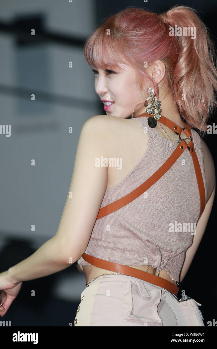 Singer and dancer Jun Hyo-seong of South Korean girl group Secret ...