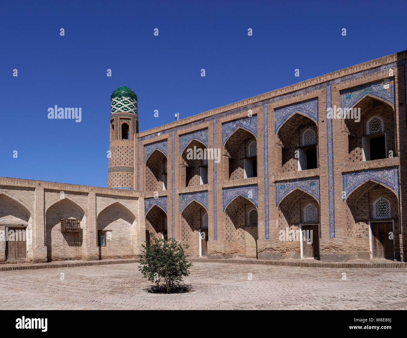 Muhammad Rahimhon Madrasa, historic city Ichan Qala, Chiwa, Uzbekistan ...