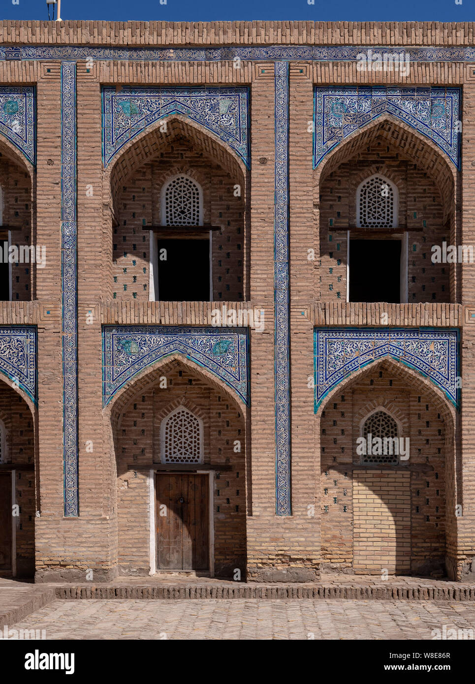 Muhammad Rahimhon Madrasa, historic city Ichan Qala, Chiwa, Uzbekistan ...