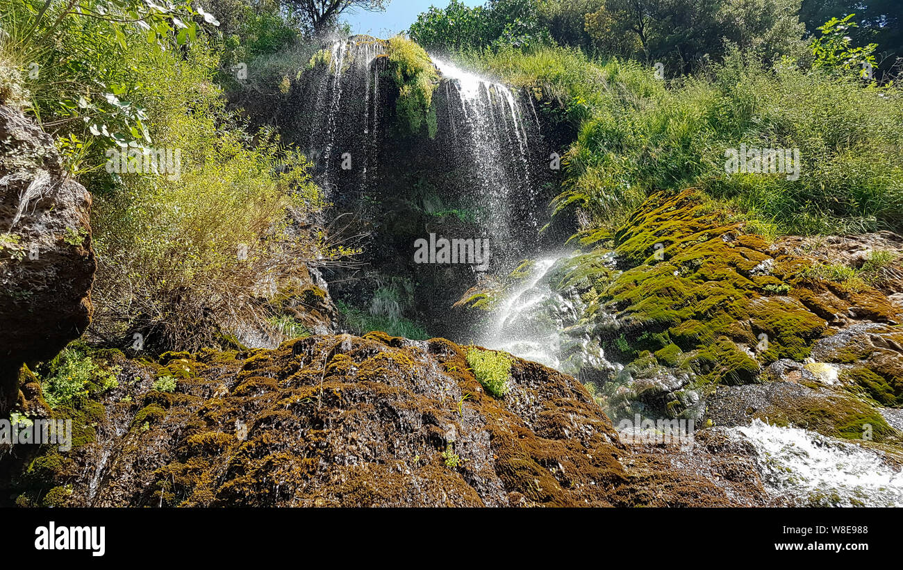 Sillans la cascade waterfall sillans la cascade hi-res stock ...
