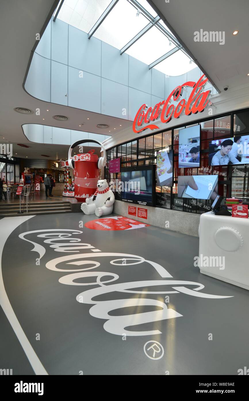 --FILE--View of a Coca-Cola themed restaurant in Shanghai, China, 10 ...