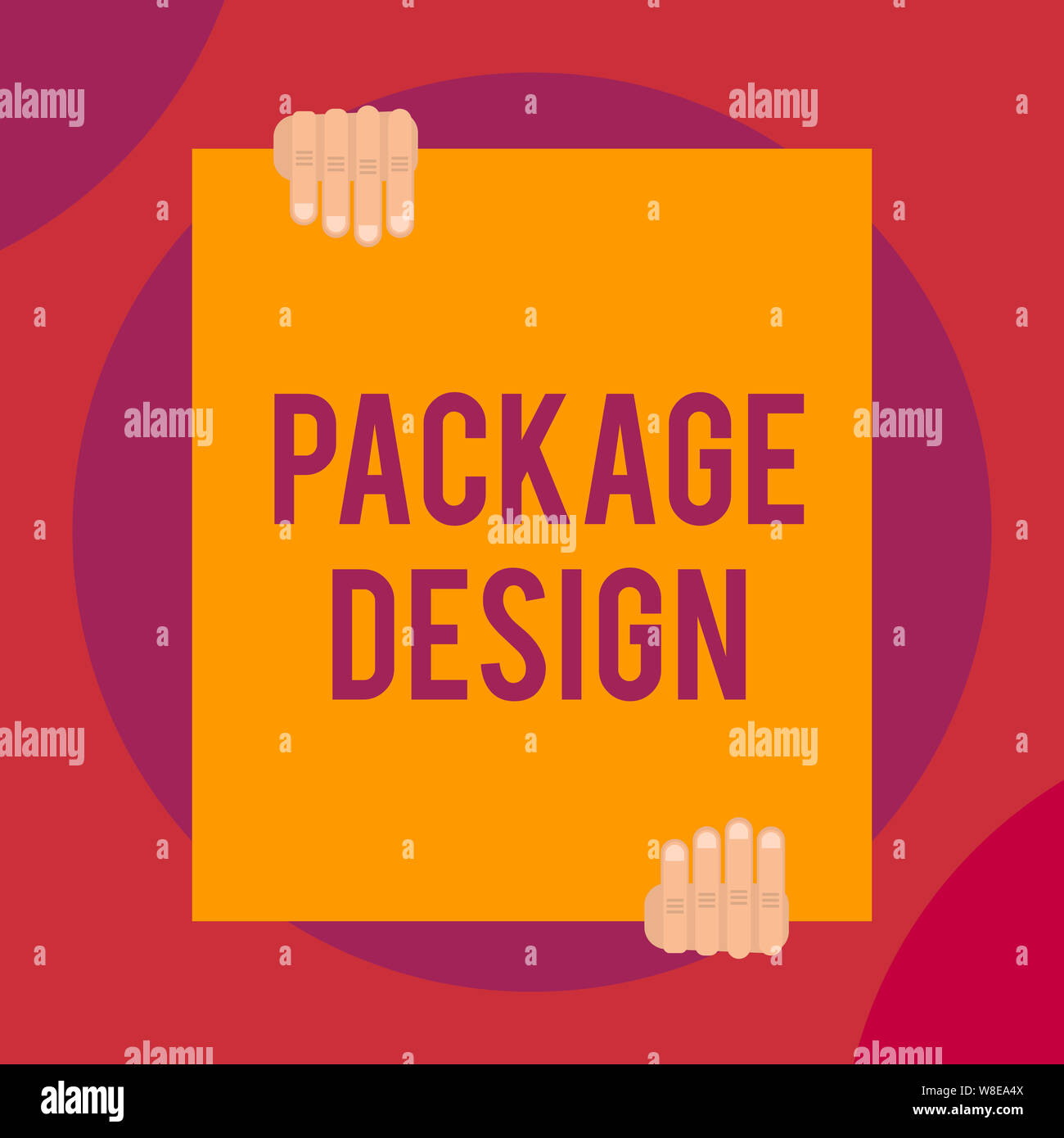 Word writing text Package Design. Business photo showcasing Strategy in ...
