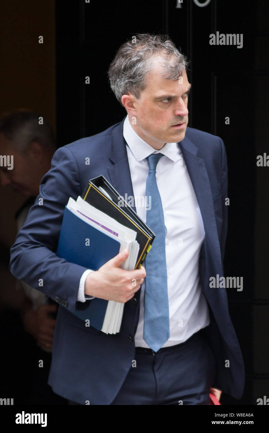 Ministers Depart Downing Street following cabinet meeting. Featuring ...