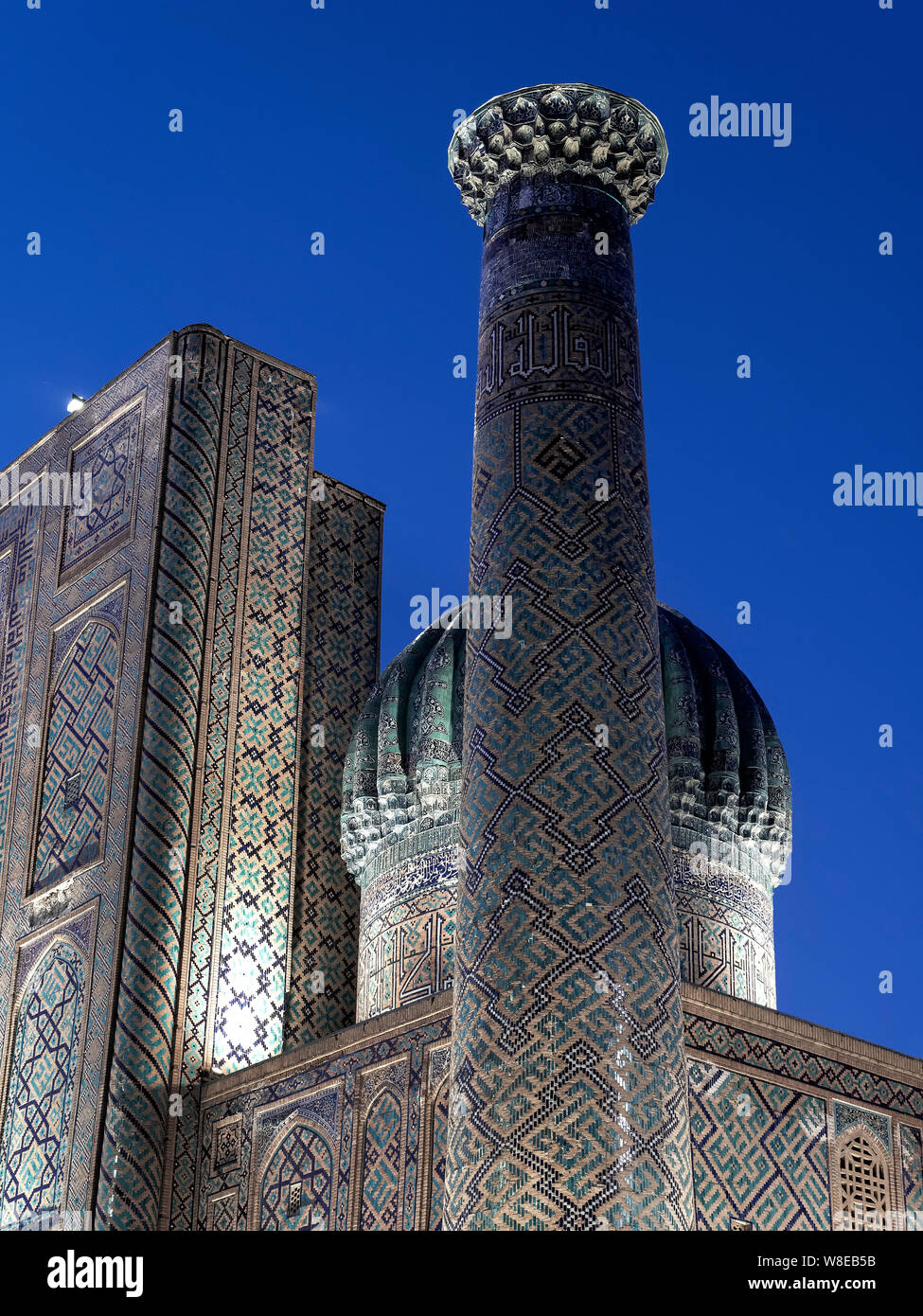 Sherdor Madrasa at Registan Square, Samarkand, Uzbekistan, Asia, UNESCO ...