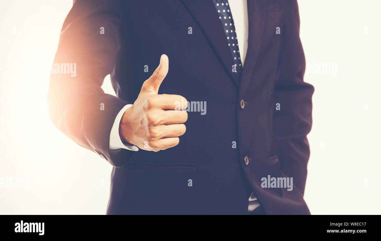 Close up businessman showing hi-res stock photography and images - Alamy