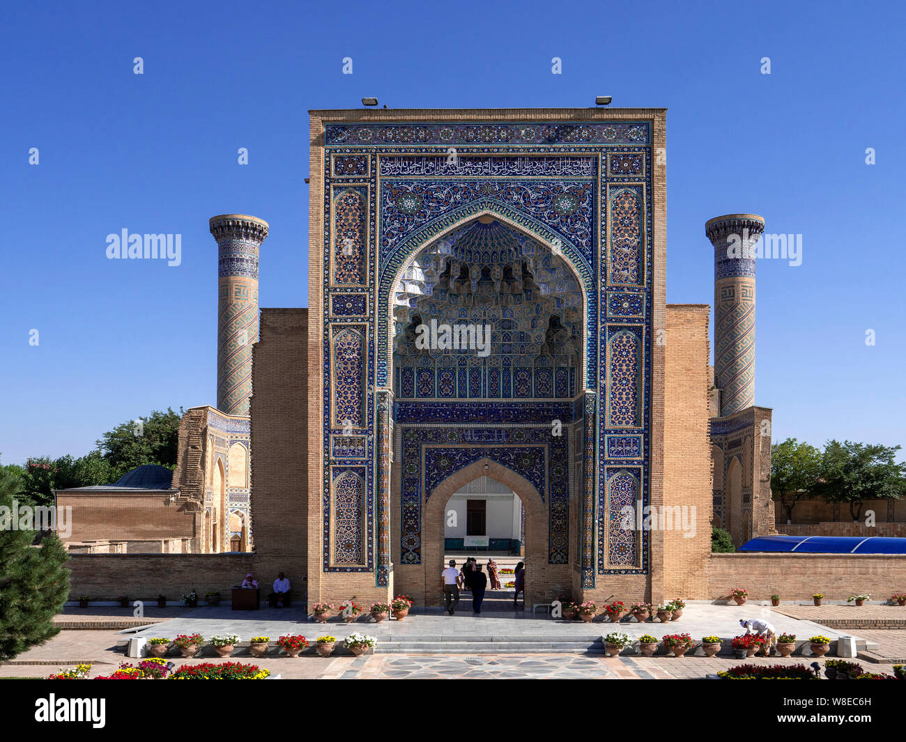 Mausoleum of Amir Timur, Samarkand, Uzbekistan, Asia, UNESCO Heritage ...