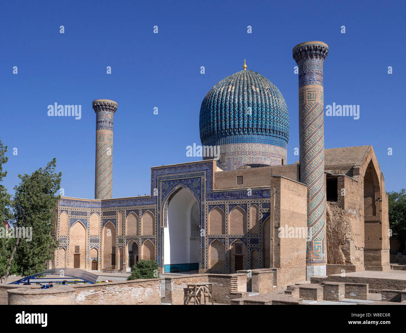 Mausoleum of Amir Timur, Samarkand, Uzbekistan, Asia, UNESCO Heritage ...