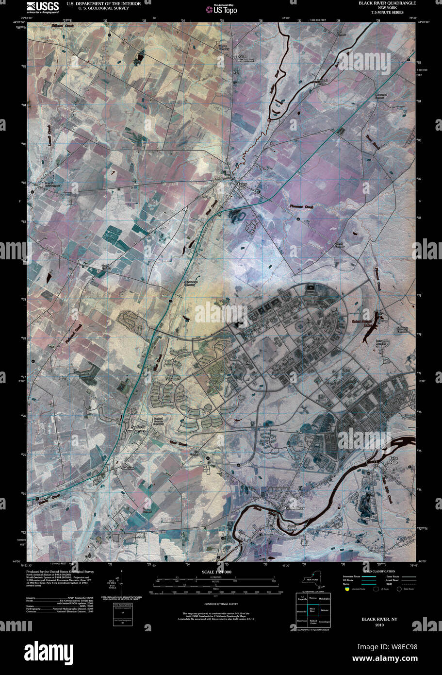 Geospatial data map hi-res stock photography and images - Alamy