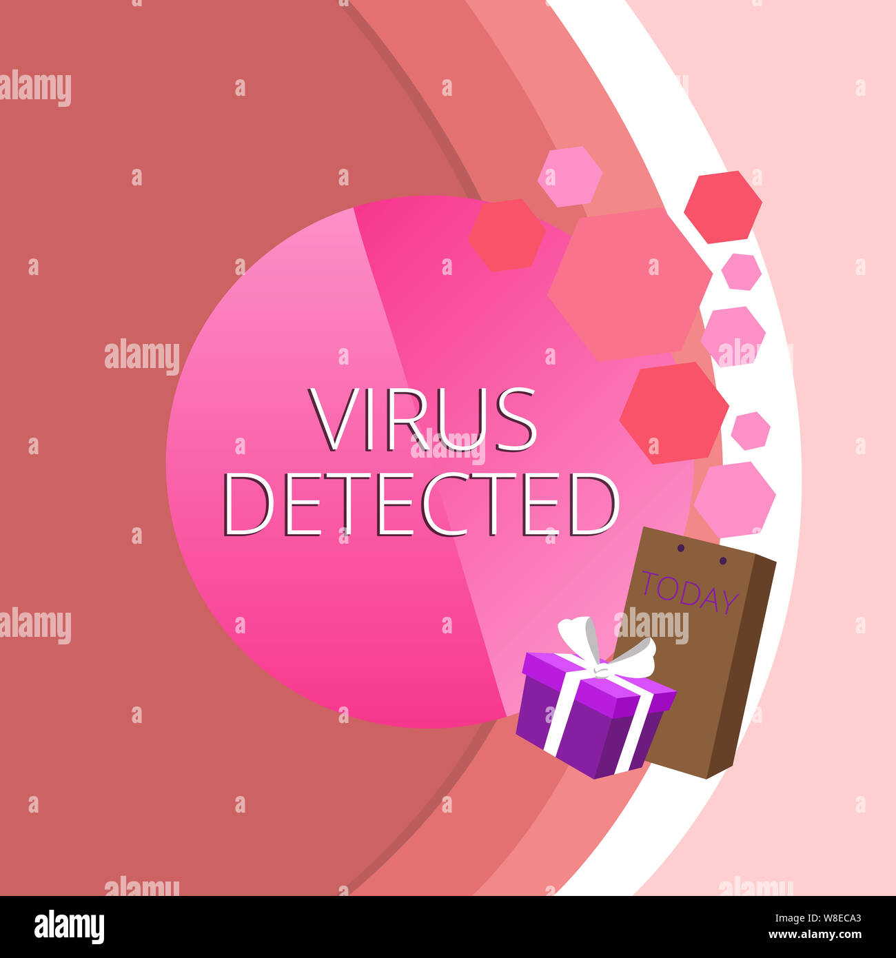 Text Sign Showing Virus Detected Business Photo Text A Computer Program Used To Prevent And
