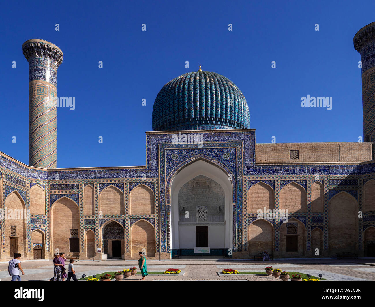 Mausoleum of Amir Timur, Samarkand, Uzbekistan, Asia, UNESCO Heritage ...