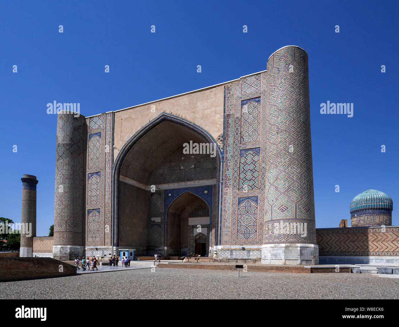 Bibi Chanum Mosque, Samarkand, Uzbekistan, Asia, UNESCO Heritage Site ...