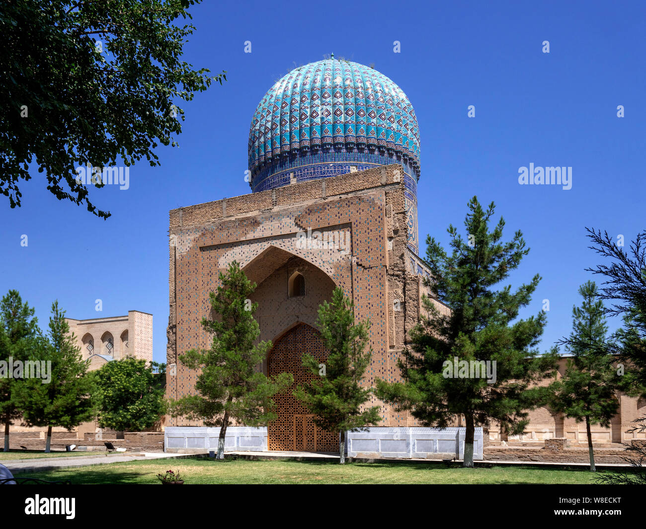 Bibi Chanum Mosque, Samarkand, Uzbekistan, Asia, UNESCO Heritage Site ...