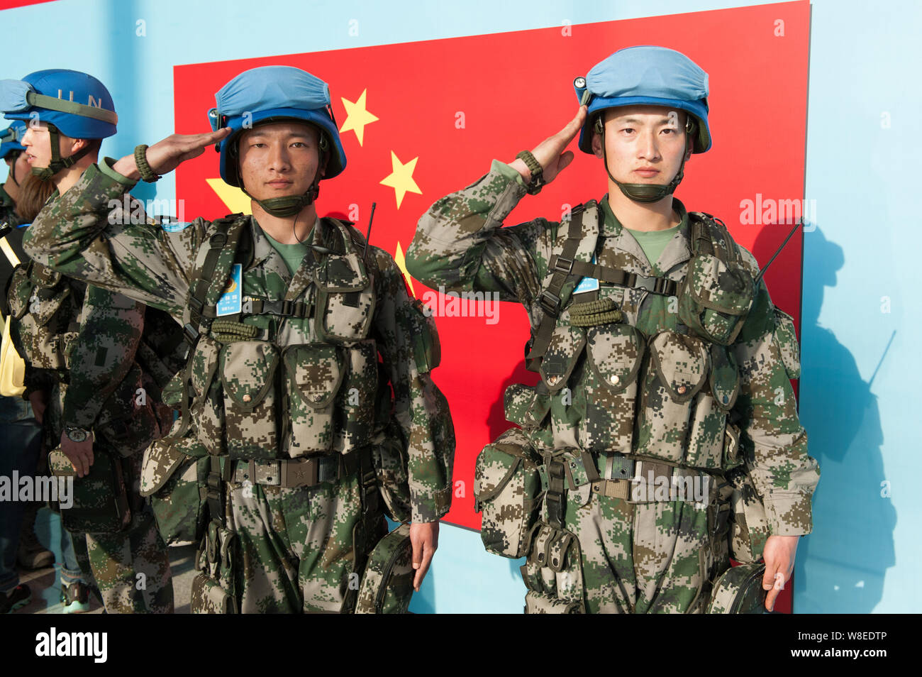 Un peacekeepers china hi-res stock photography and images - Alamy