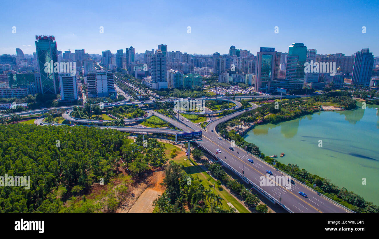 --FILE--View of Haikou city, south China's Hainan province, 17 November ...