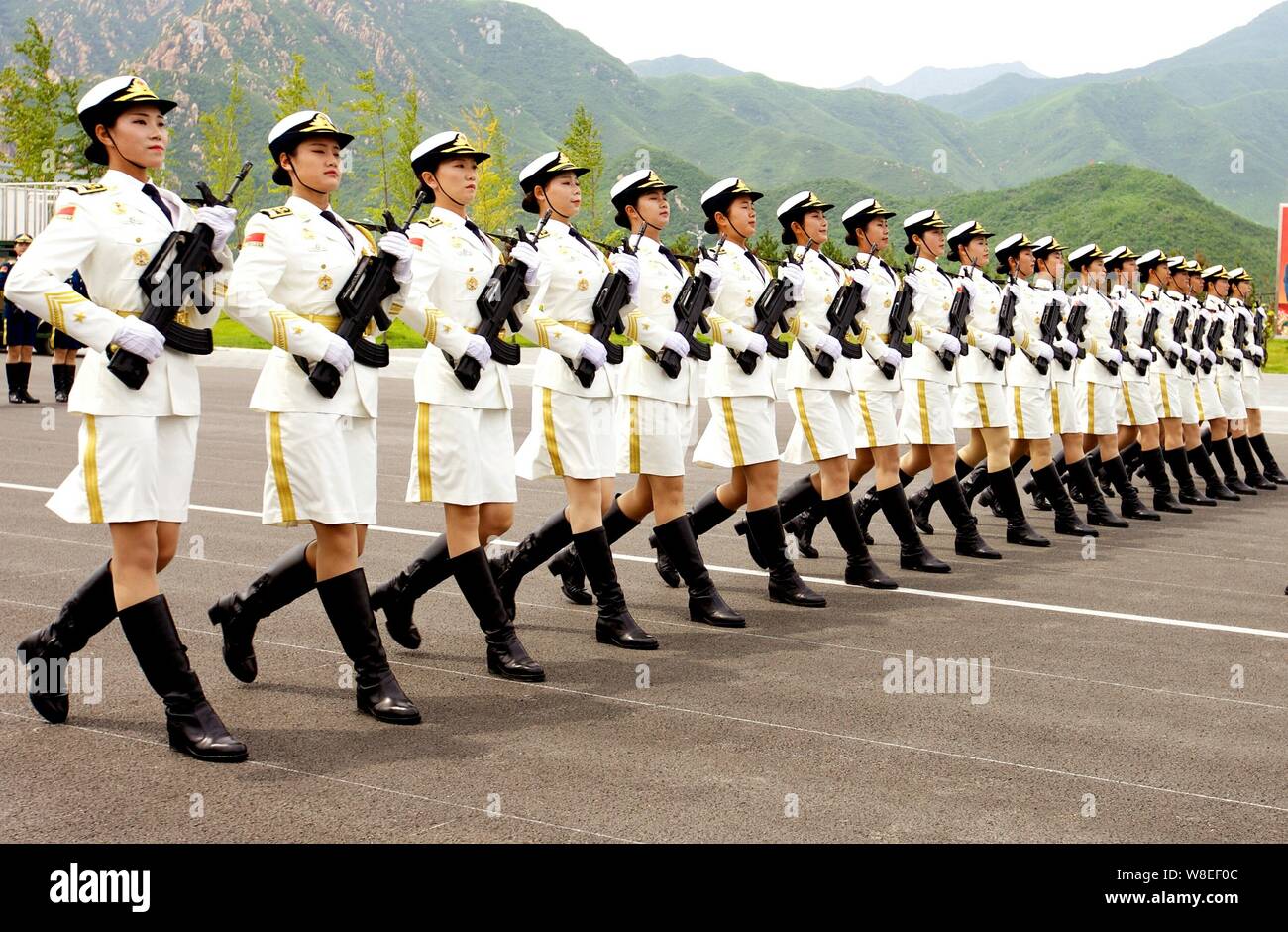 Chinese Military Parade Training