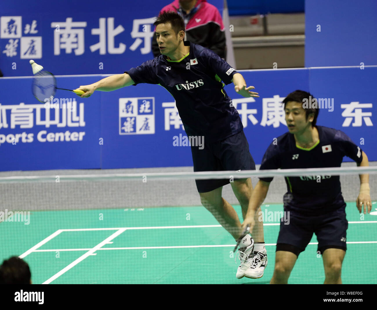 Badminton doubles player hi-res stock photography and images - Alamy