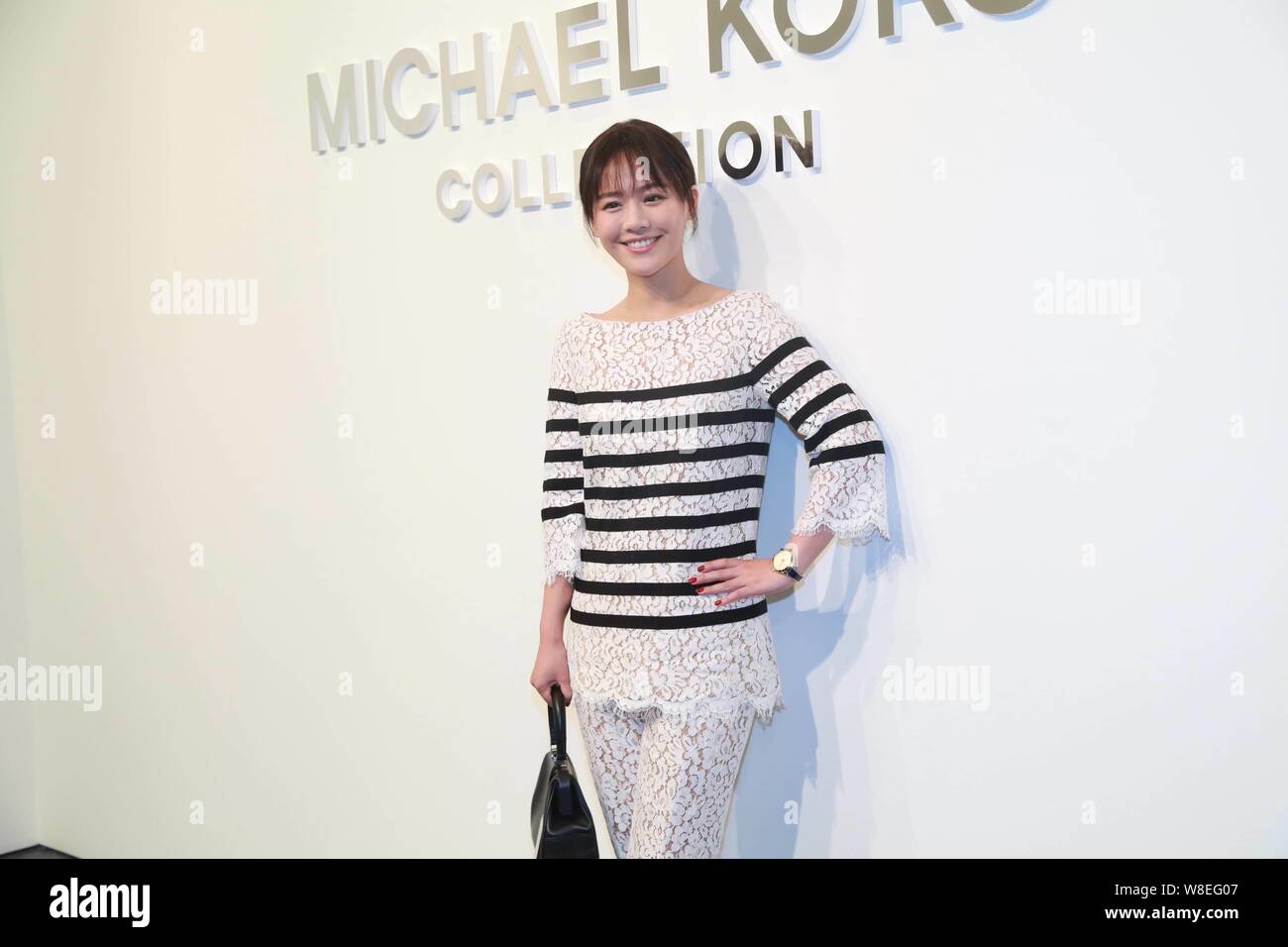 Chinese actress Sandra Ma Sichun attends the Michael Kors fashion show ...