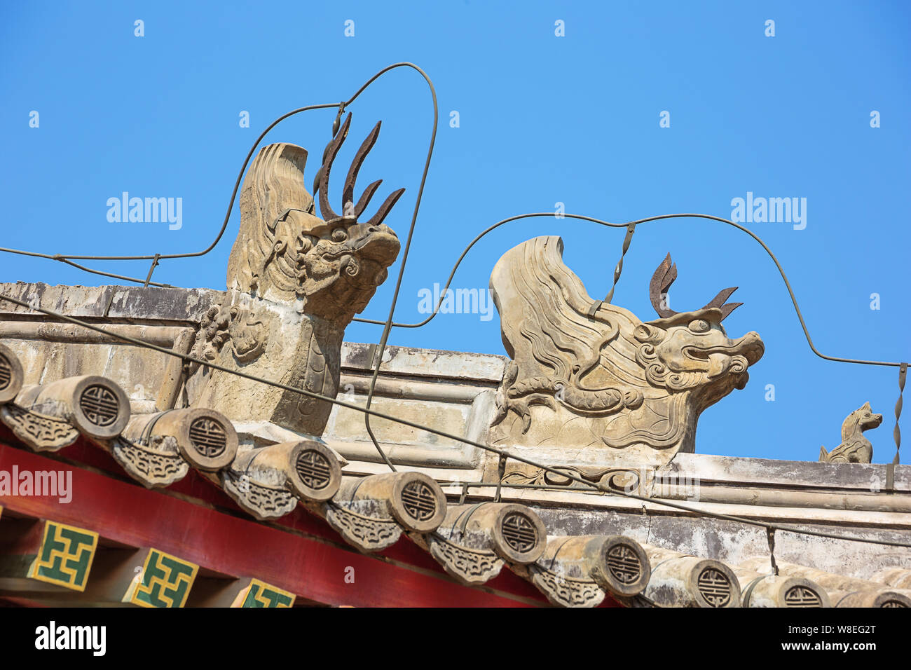Imperial palace roof detail hi-res stock photography and images - Alamy