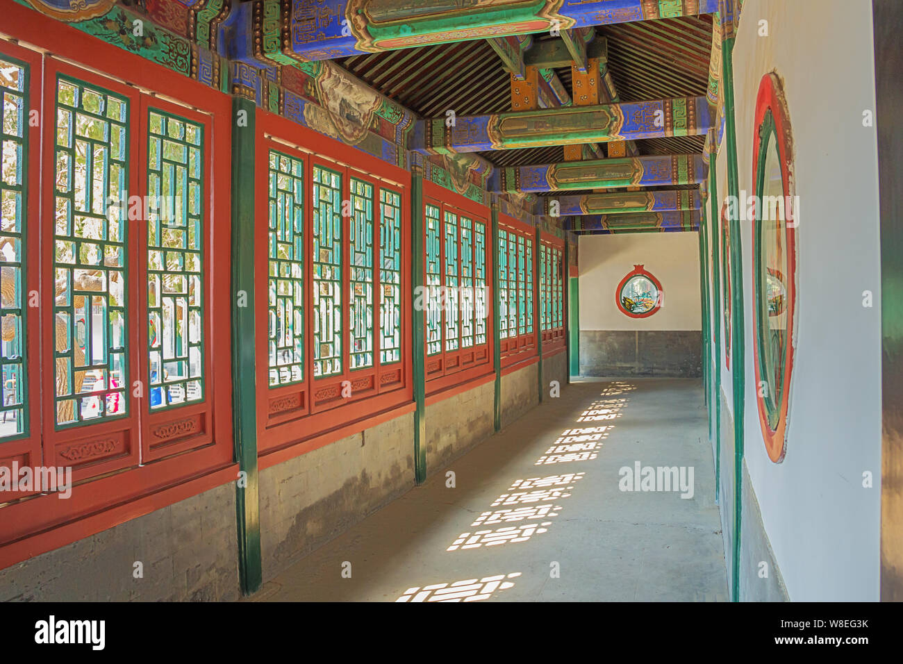 Paintings on the Long Corridor in the Summer Palace, the former ...