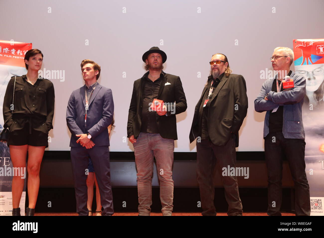 -FINLAND OUT-(From left) Finnish actress Krista Kosonen, actor Lauri ...