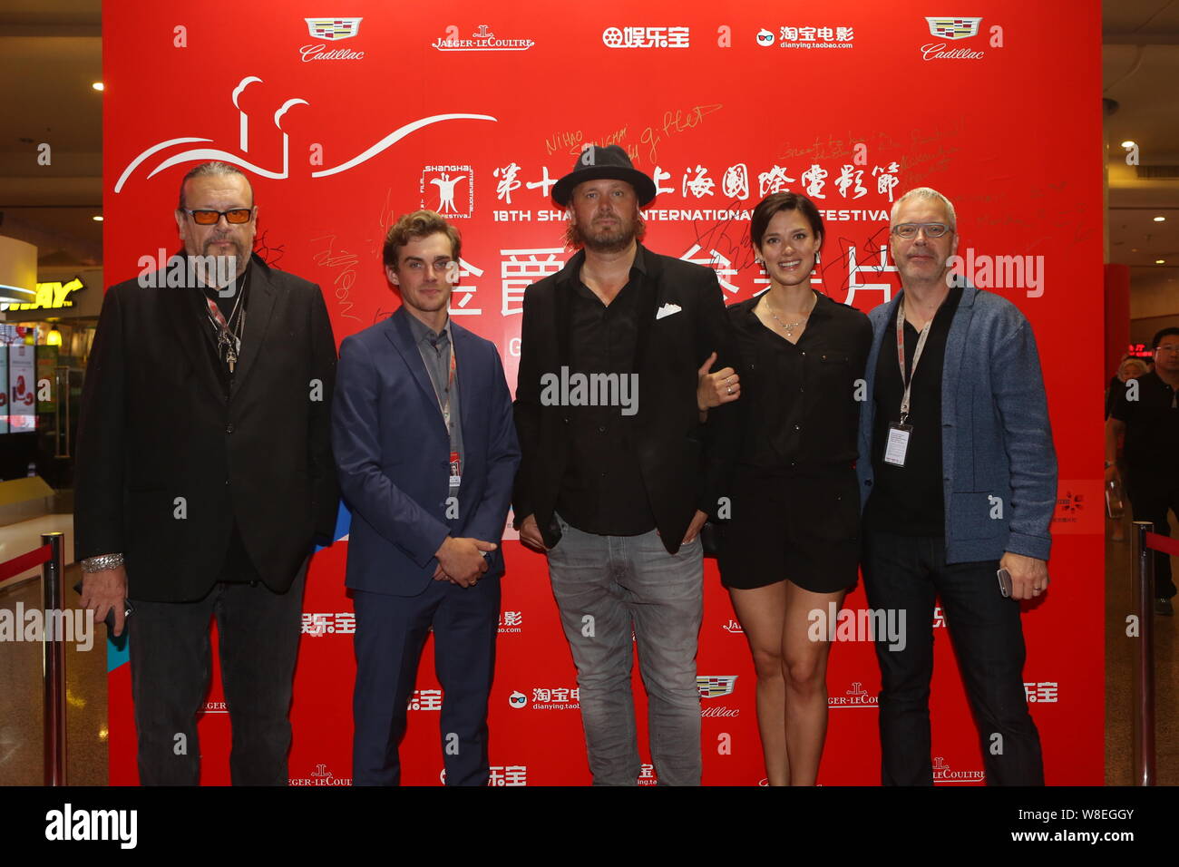 -FINLAND OUT-(From left) Finnish producer Markus Selin, actor Lauri ...