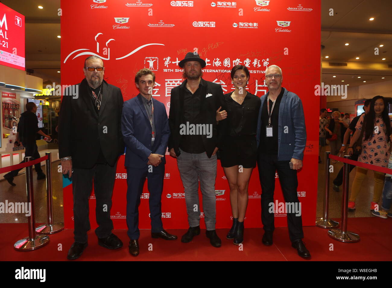 -FINLAND OUT-(From left) Finnish producer Markus Selin, actor Lauri ...