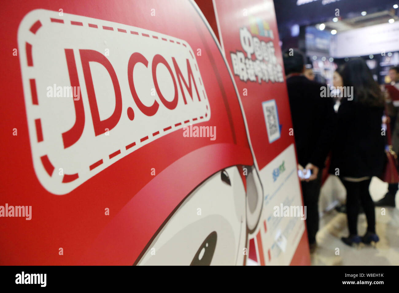 --FILE--An advertisement for Chinese online shopping site JD.com, also ...