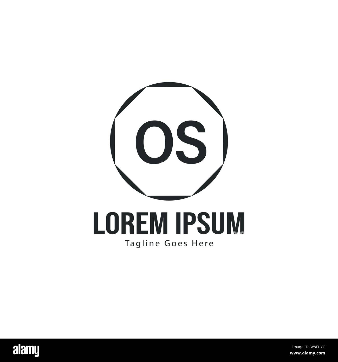 Os logos Black and White Stock Photos & Images - Alamy