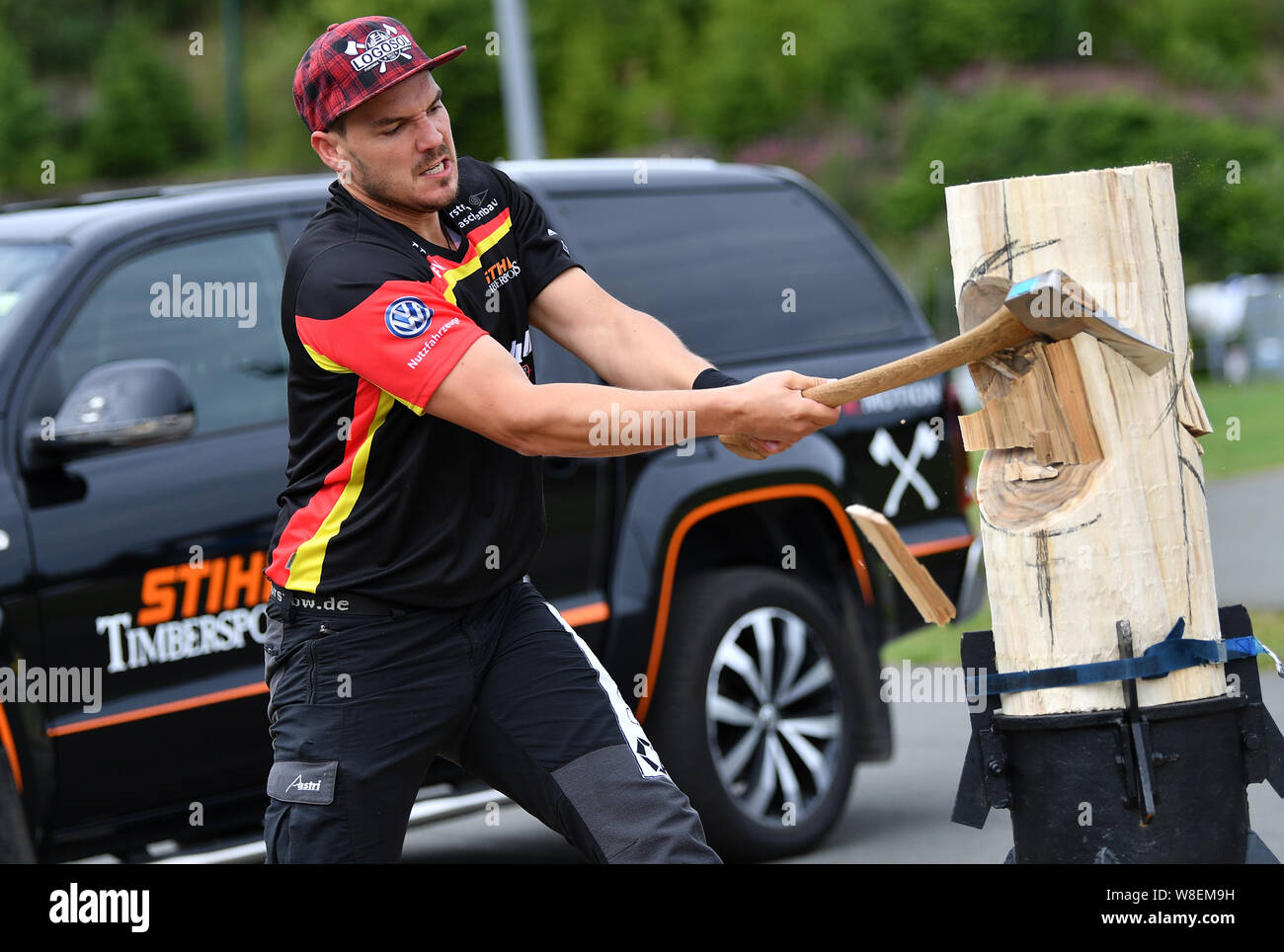 Oberhof, Germany. 09th Aug, 2019. Robert Ebner, reigning German ...