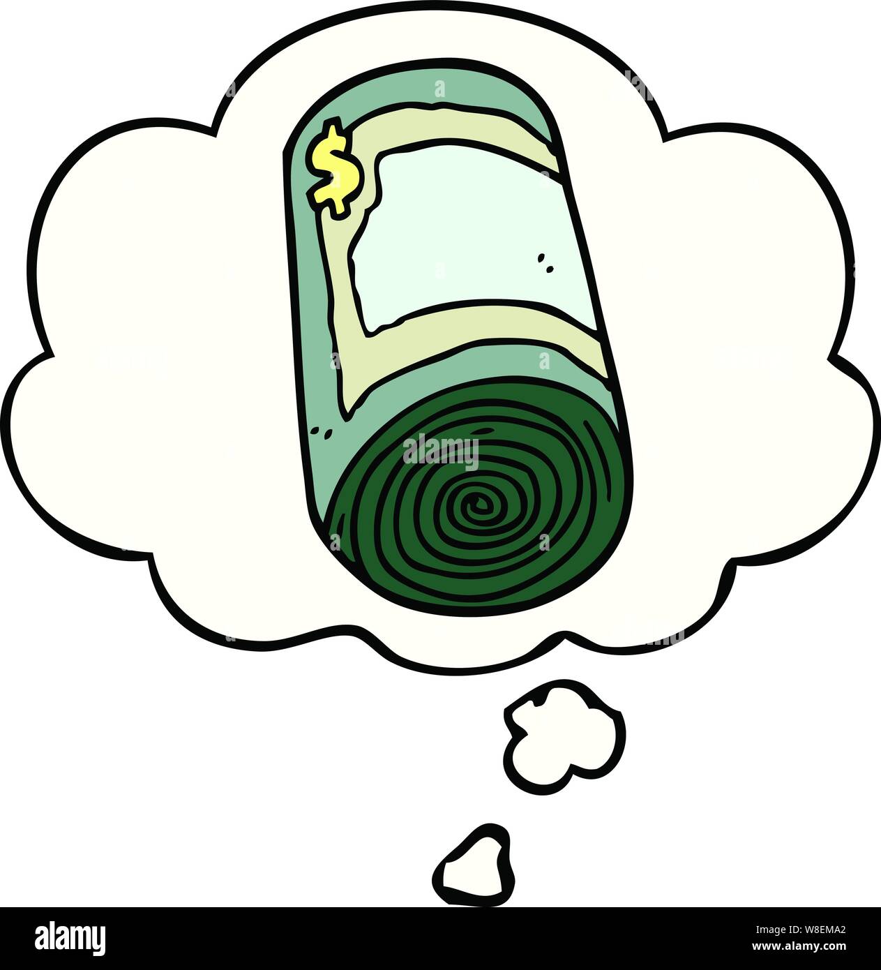 Thinking money bubble Stock Vector Images - Alamy
