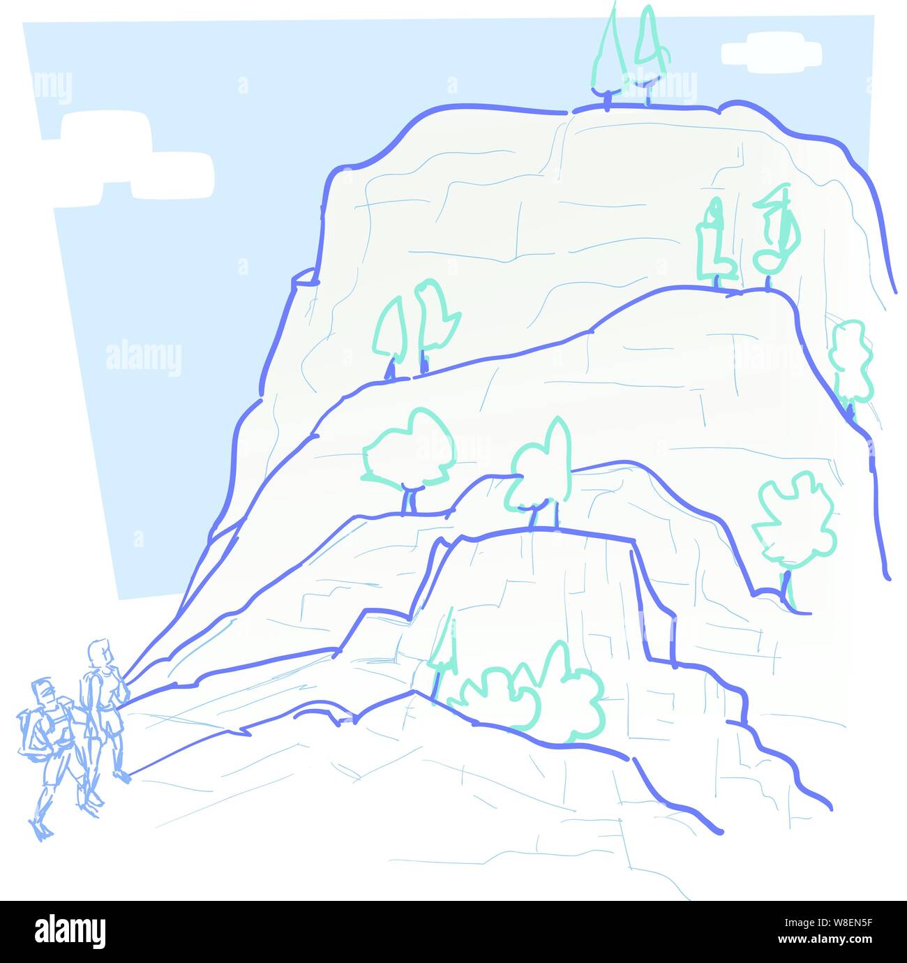 Cliff strata Stock Vector Images - Alamy